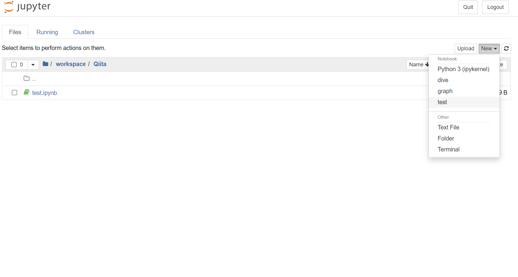 Jupyter NotebookでAnaconda仮想環境を利用 #JupyterNotebook - Qiita