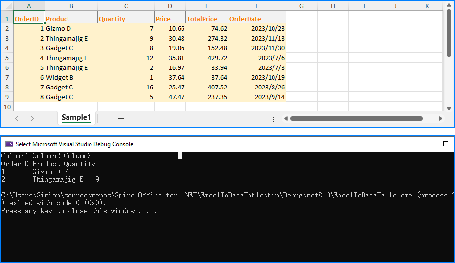 .NETでC#を使ってExcelとDataTableのデータを相互変換 #DataTables - Qiita