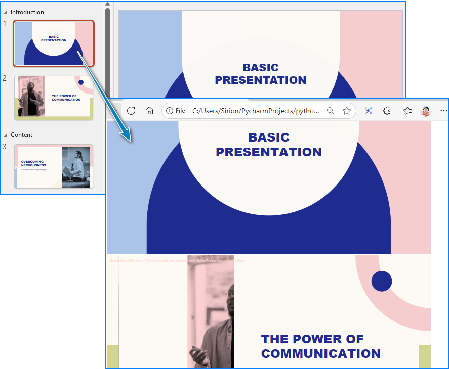 Python を使って PowerPoint を HTML に変換する方法 #pptx - Qiita