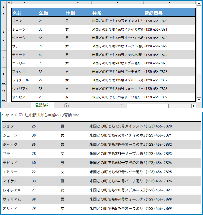 Pythonを使用してExcelの表を画像に変換する方法 #画像生成 - Qiita