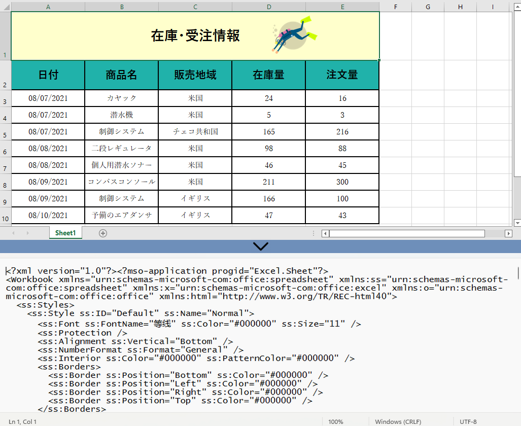 JavaによるXMLとExcelのワークブックの相互変換 #office - Qiita