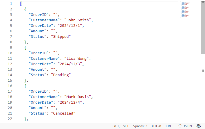 Pythonを使用してJSONとExcelの間で相互変換を行う方法 #XLSX - Qiita