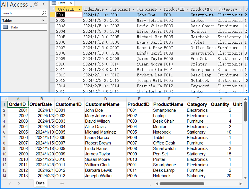 C#でデータベースをExcelファイルにエクスポートする（.NET） #Database - Qiita