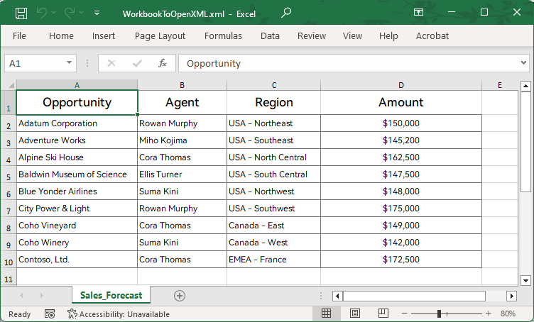 PythonでExcelのワークシートデータをCSV、XML、テキストに書き込む #OpenXML - Qiita