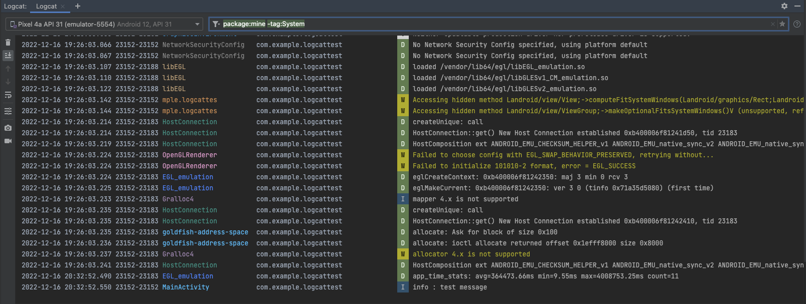 Android StudioのLogcatにおける新しいKey-Value検索 #AndroidStudio - Qiita