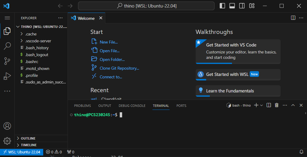 WindowsでLinuxベースの開発環境を作成しVS Codeから直接使用する #VSCode - Qiita