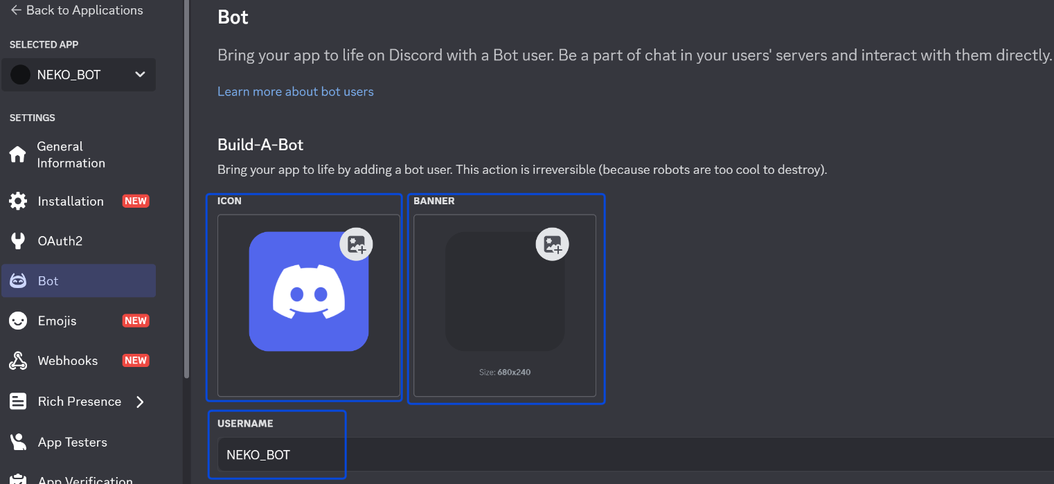 Dicord Botの設定方法 備忘録 #discord - Qiita