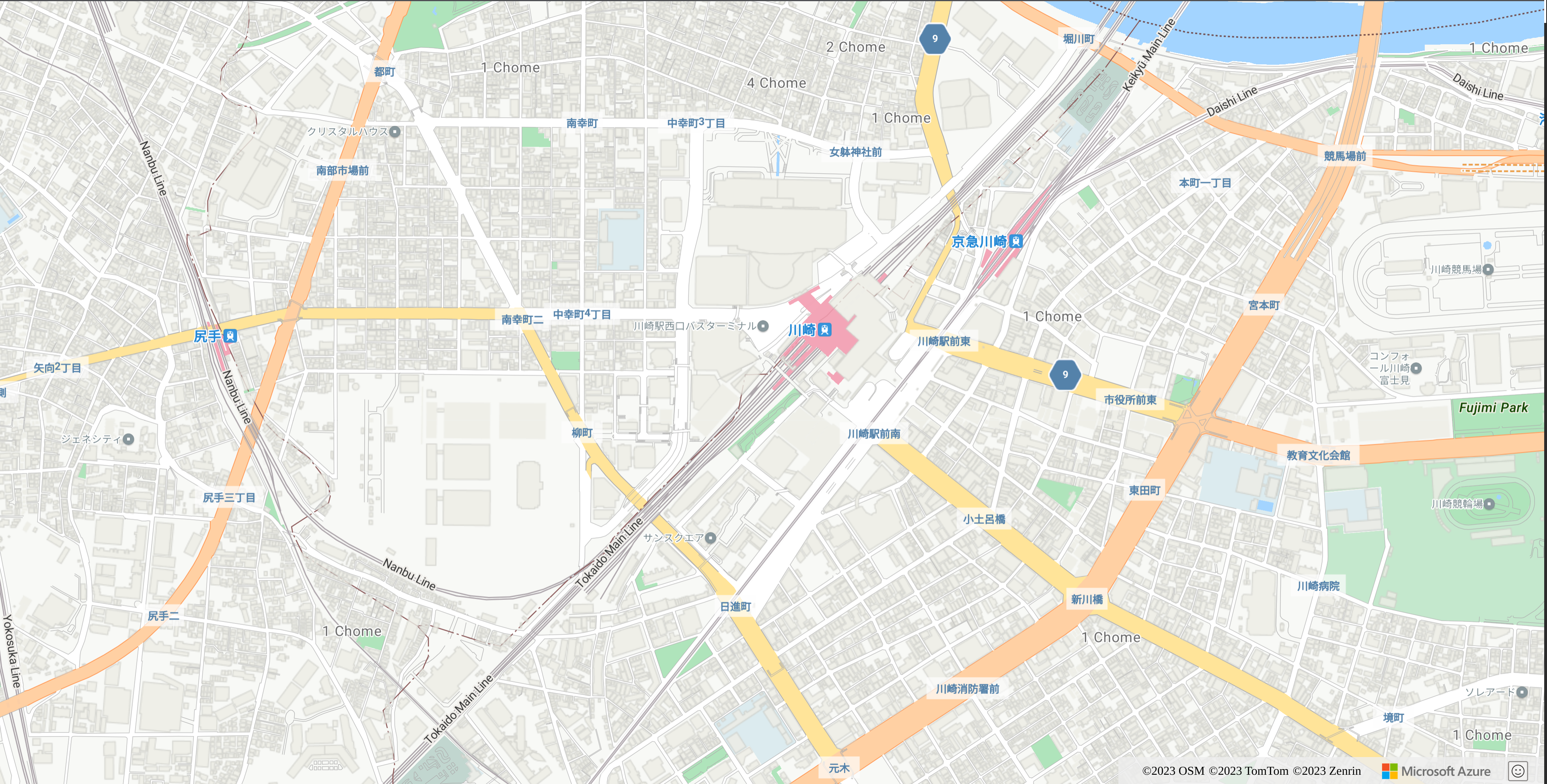 Azure MapsとGoogle Maps Platformを比較してみた。 #GoogleMapsAPI - Qiita