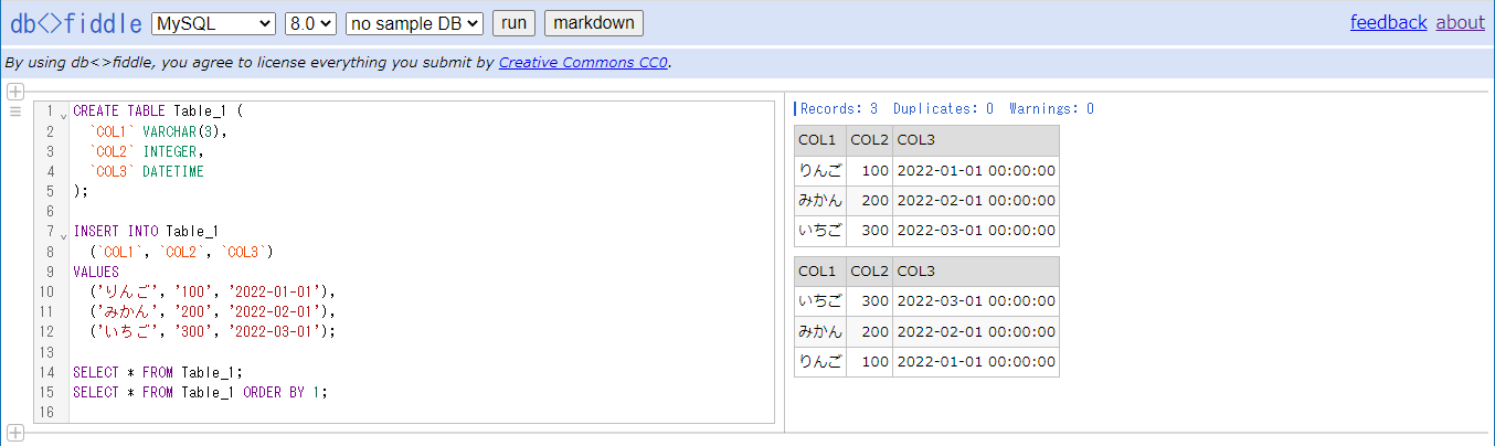 無料でSQLを試せるサイトのそれぞれ特徴や使用可能なデータベースなどのまとめ #DB - Qiita