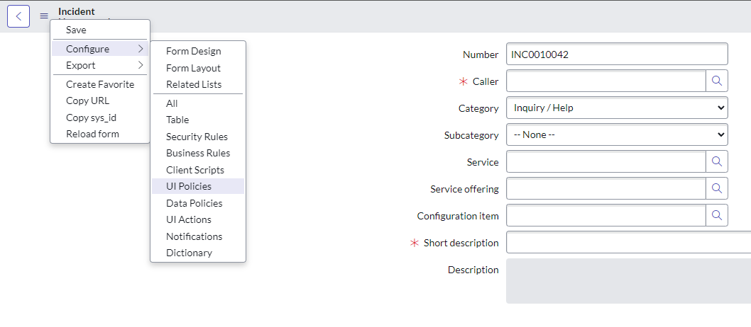 ServiceNow - UI ポリシー作成方法 #ServiceNow - Qiita
