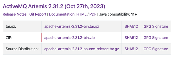Apache ActiveMQ ArtemisをWindows11で立ち上げる #Windows - Qiita
