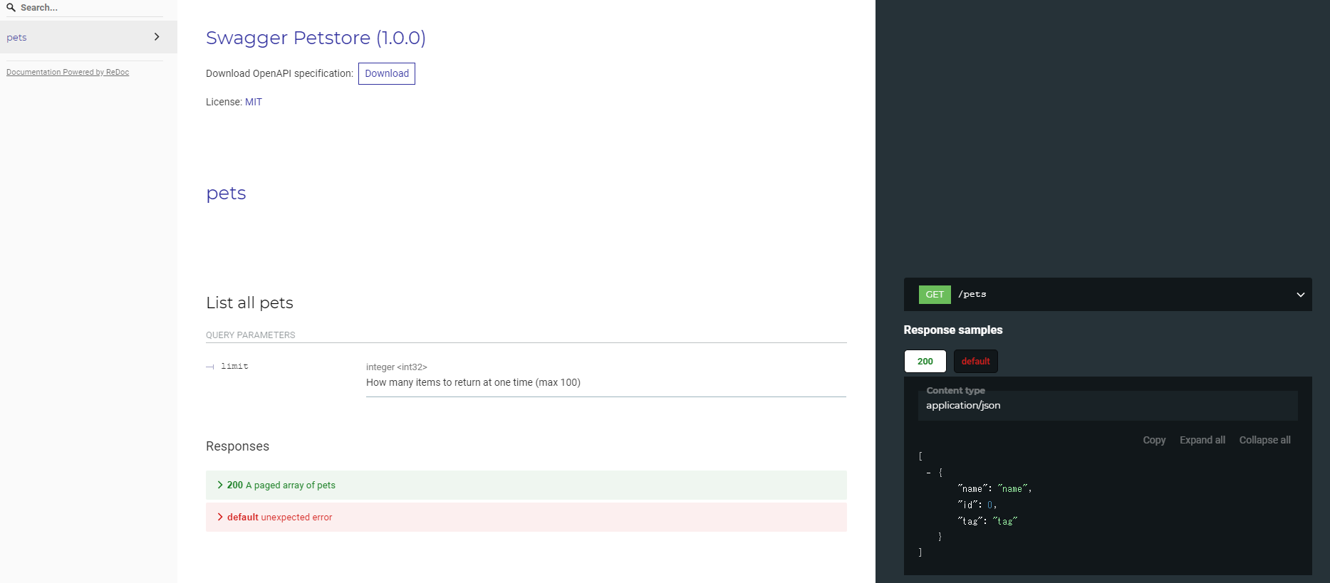 Node + OpenAPI + ReDocでおしゃれなAPI開発環境を作る #Node.js - Qiita