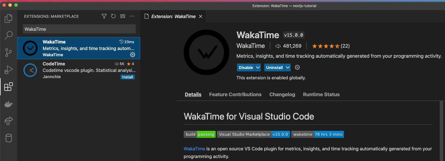 VSCode に WakaTime を導入してコード編集時間を可視化する #wakatime - Qiita