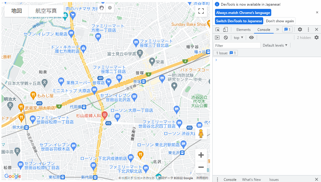 地図(Google Map)の任意地点に円を描き、人口データの属性を持つ町丁目ポリゴンを取得し、表示する #JavaScript - Qiita
