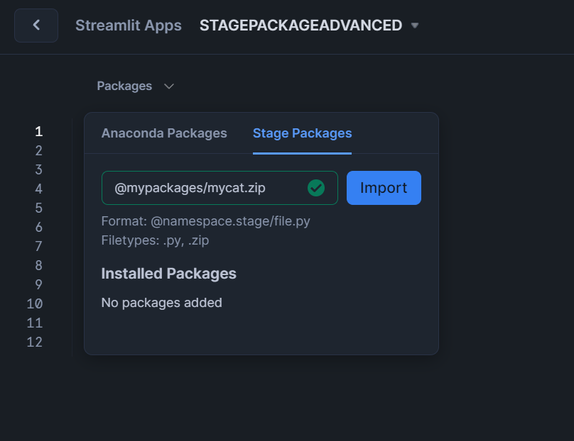 Streamlit in Snowflakeの外部パッケージと和解しよう #Python - Qiita