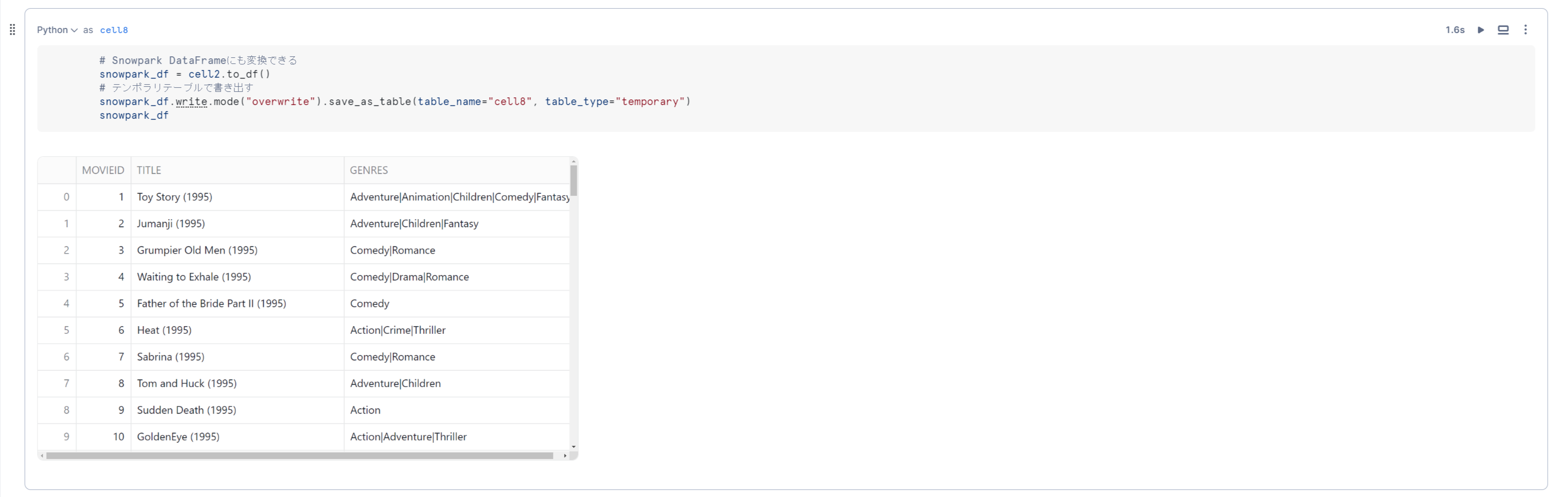 Snowflake Notebooksを試してみよう！ #初心者 - Qiita