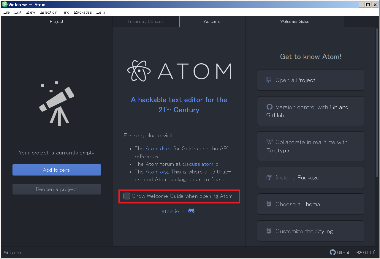 Atomエディタをインストールする方法（Windows編） #Windows10 - Qiita