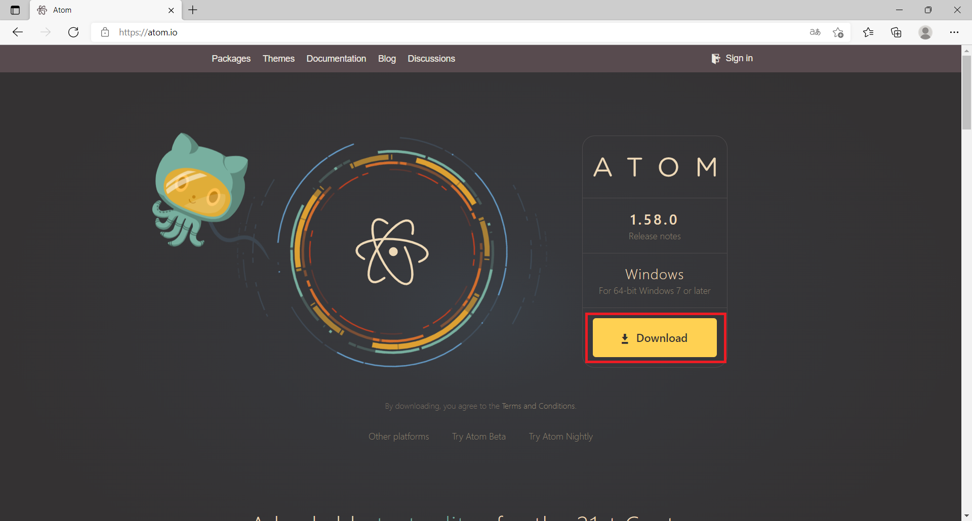 Atomエディタをインストールする方法（Windows編） #Windows10 - Qiita