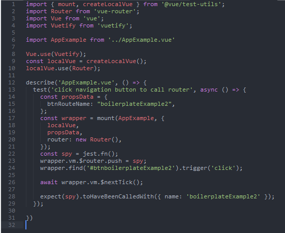Vue Test Utilsとjestの基本的な使い方、ユニットテストを作ろう! Javascript Qiita