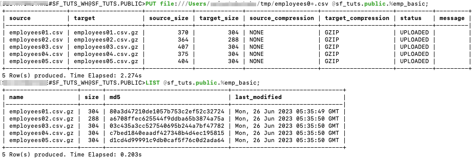 【macOS】SnowflakeのCLIクライアント SnowSQLをインストールしてチュートリアルをやってみた #snowsql - Qiita