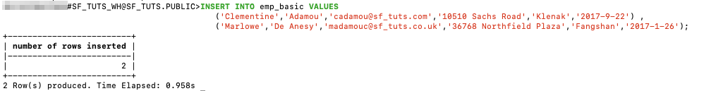 【macOS】SnowflakeのCLIクライアント SnowSQLをインストールしてチュートリアルをやってみた #snowsql - Qiita