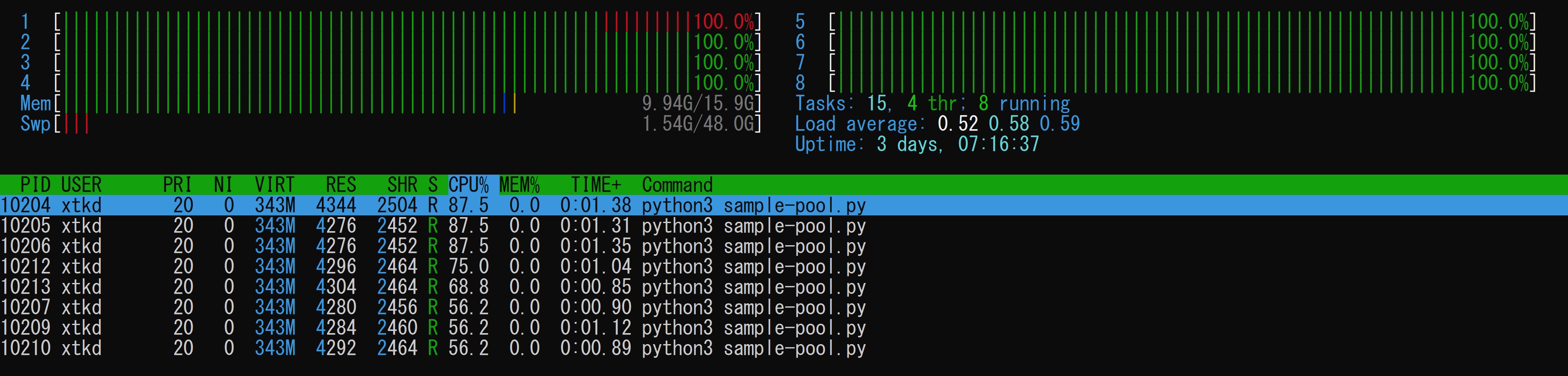 python multiprocessing の使い方（続） Pool編 #Python3 - Qiita