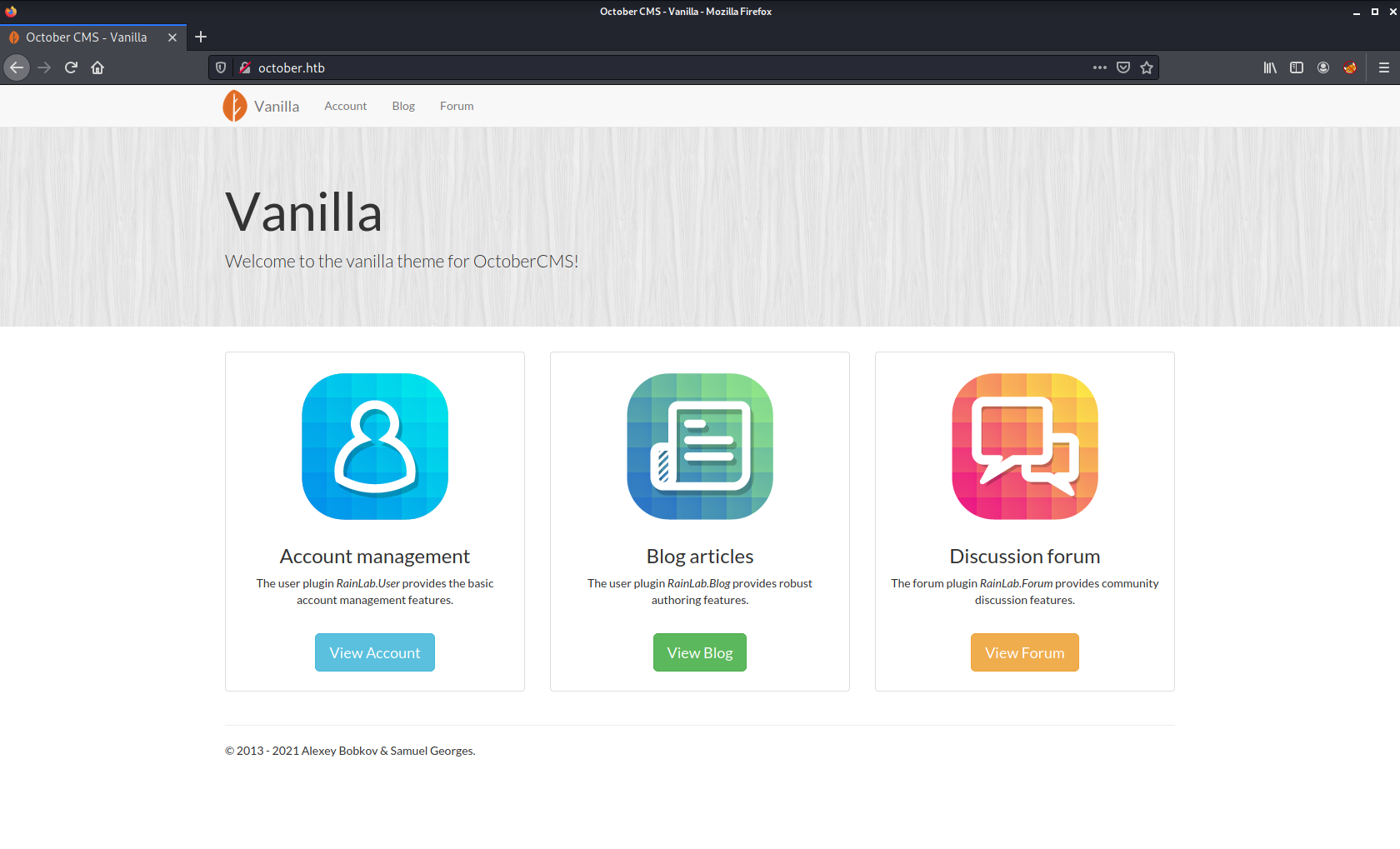【HackTheBox】October - Walkthrough - #Security - Qiita