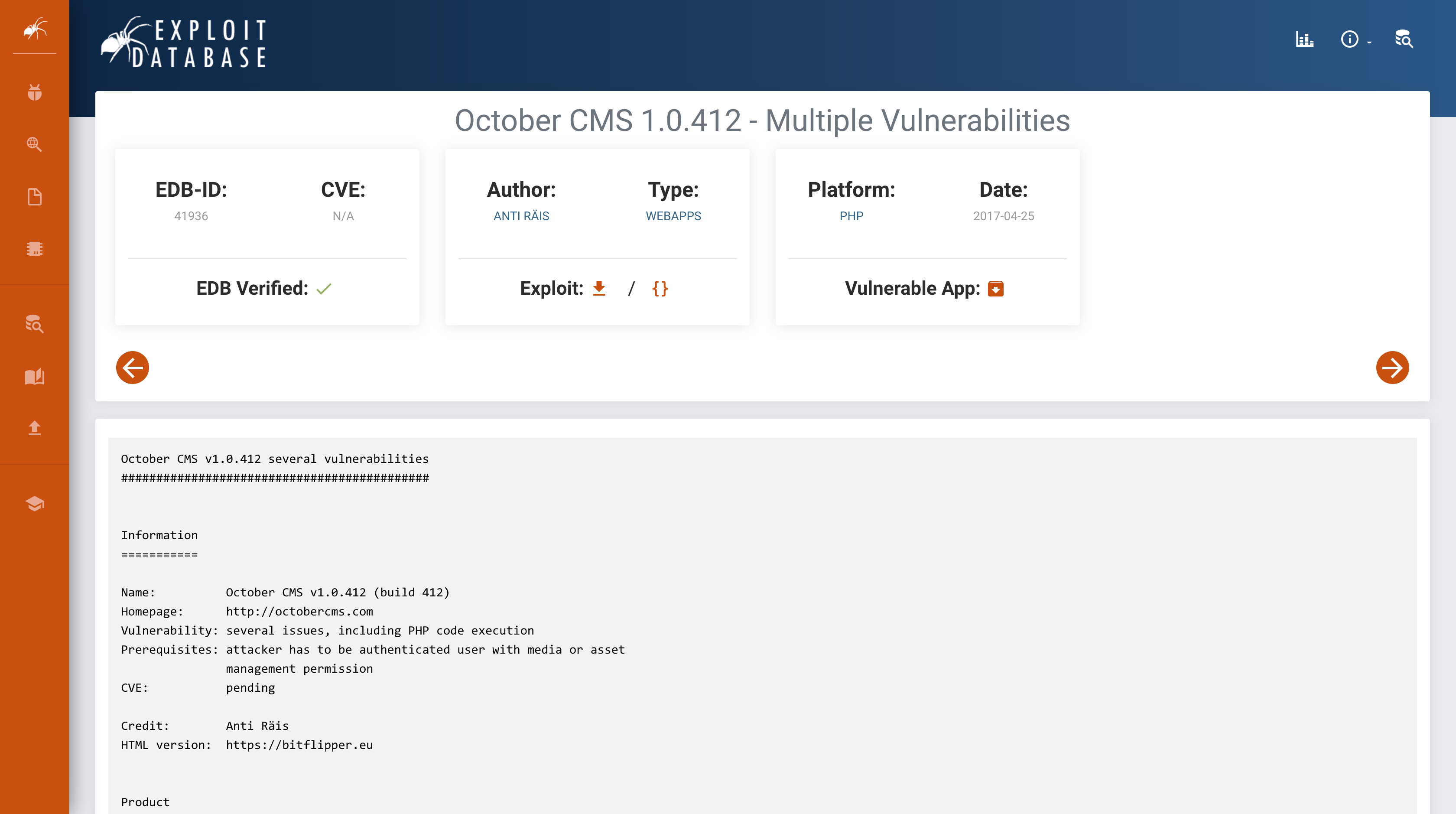 【HackTheBox】October - Walkthrough - #Security - Qiita