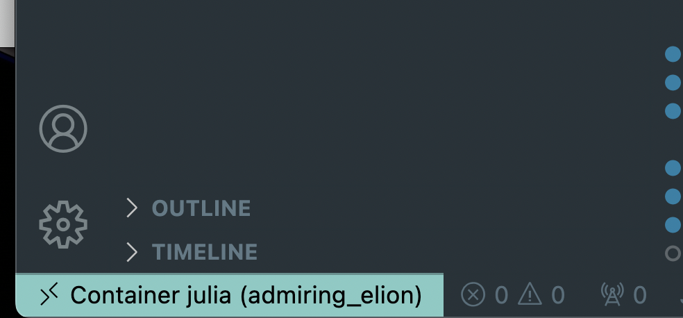 Dockerイメージを使って JuliaでHello,worldする #VSCode - Qiita
