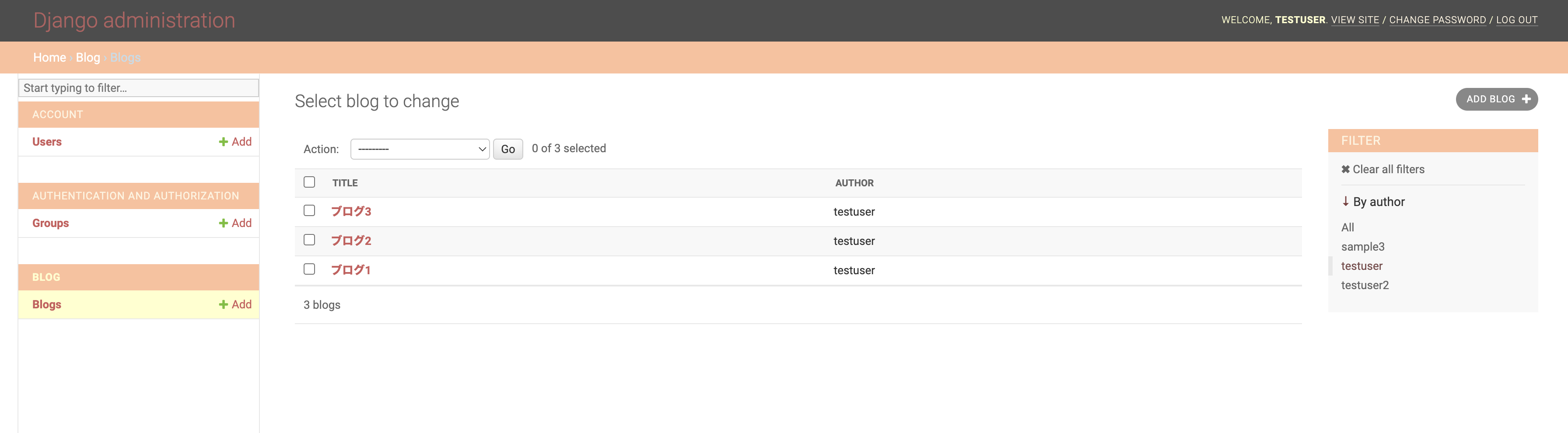 Django管理画面のオブジェクト一覧ページをカスタマイズ #Python - Qiita