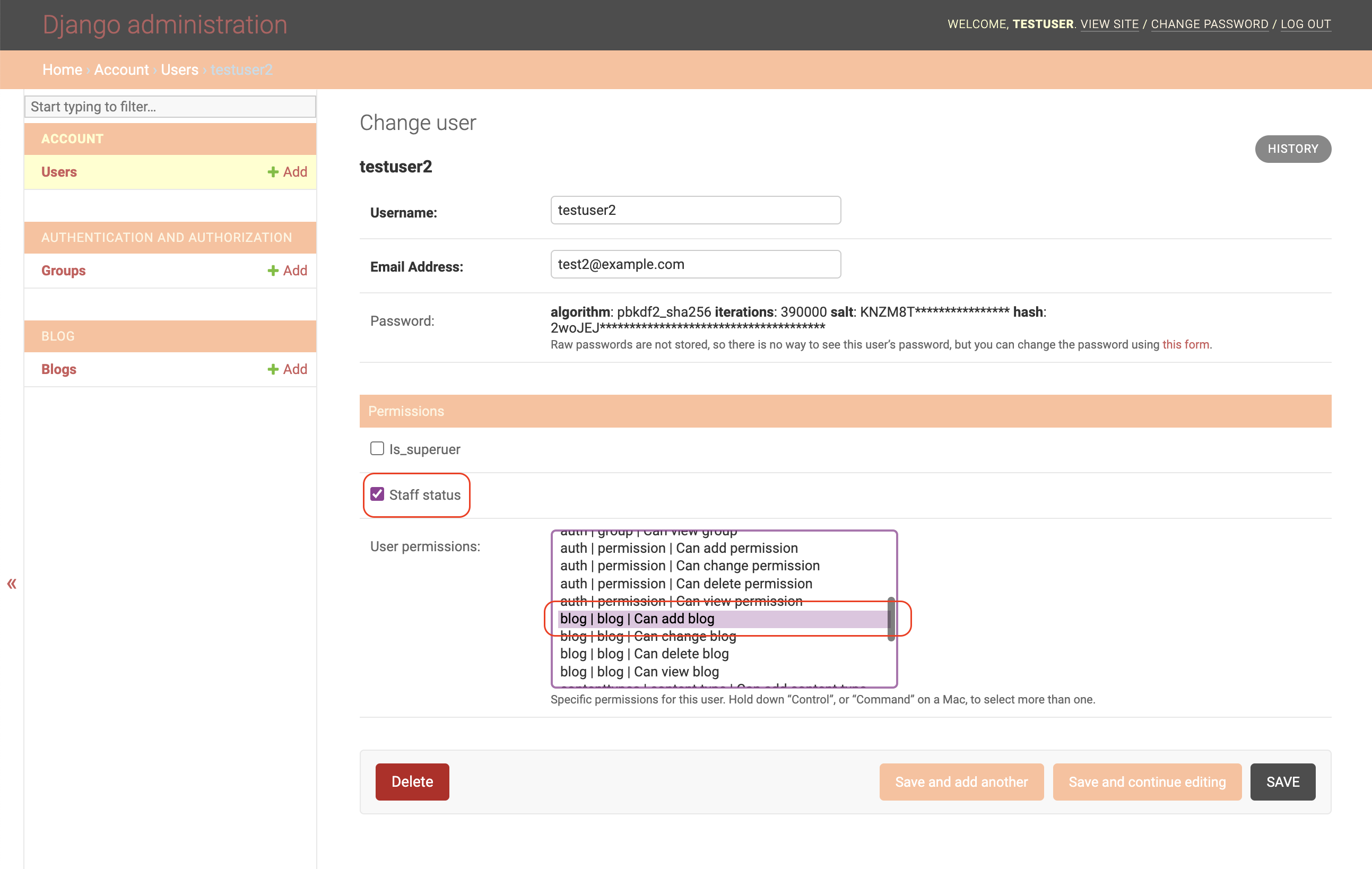 Django管理画面での権限管理 #Python - Qiita