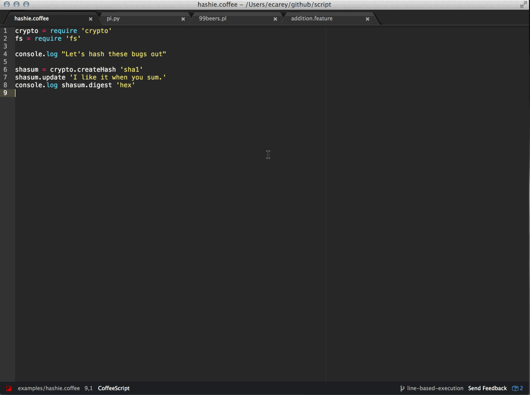 AtomエディターでPython開発を行うときに便利な拡張子 #ATOM - Qiita