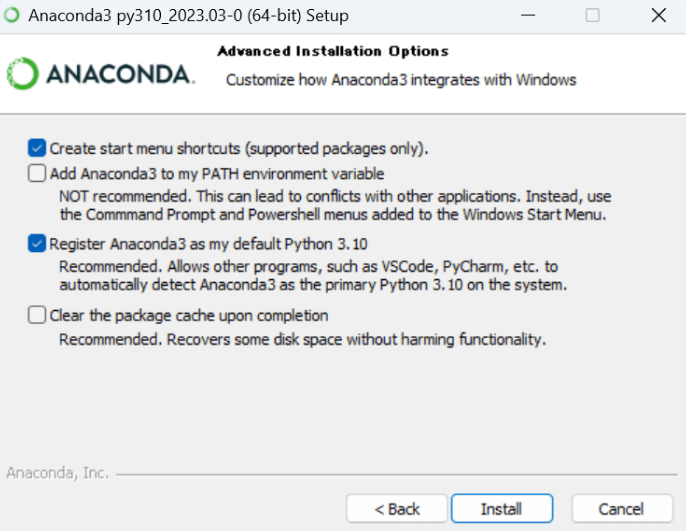 Anacondaのインストール手順【写真付き手順】 #Python - Qiita