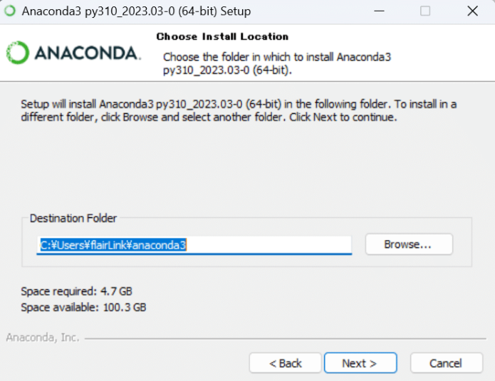 Anacondaのインストール手順【写真付き手順】 #Python - Qiita