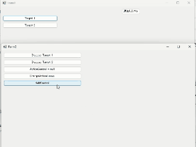 WindowsForms の ActiveControl に関する動き #C# - Qiita