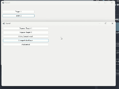 WindowsForms の ActiveControl に関する動き #C# - Qiita