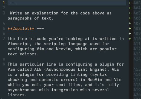 Neovim から Copilot Chat を使う #Vim - Qiita