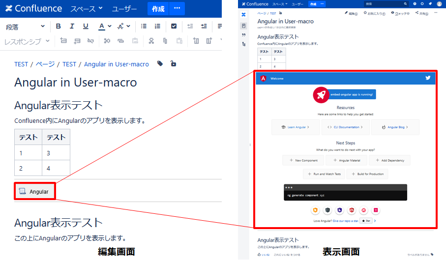 Angularで作ったアプリをプラグインを使わずにconfluenceに埋め込む Angular Qiita 