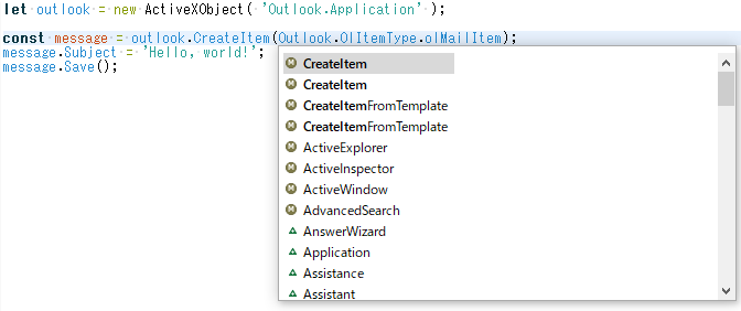 [Office]TypescriptとWebpackを使ってWSHを書いてOfficeを操作する #TypeScript - Qiita
