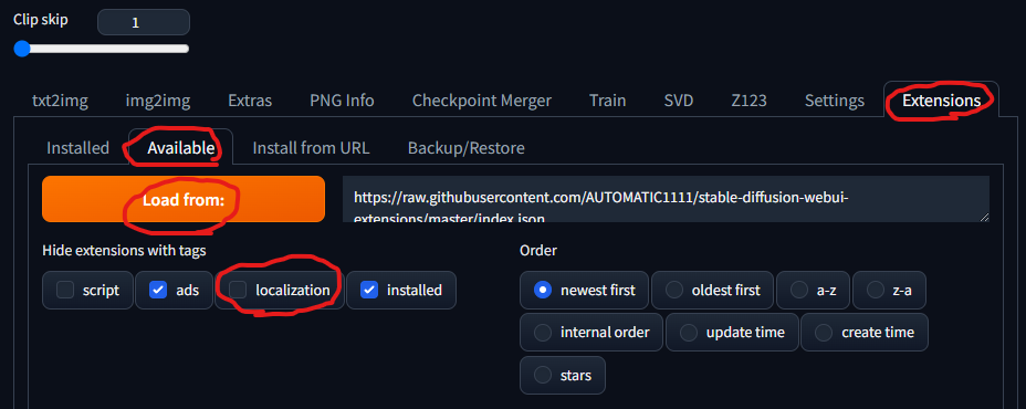 Stable Diffusion WebUI（Forege版）の日本語化 #StableDiffusion - Qiita