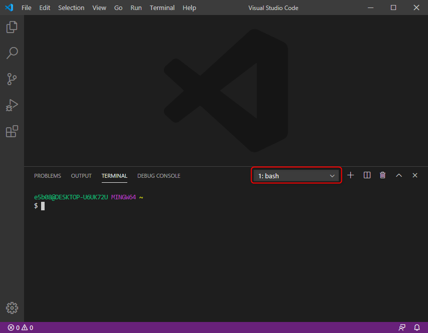 VSCode のターミナルを Git Bash に変更 #Windows - Qiita