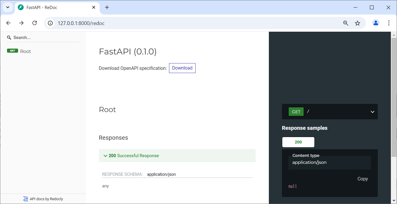 FastAPIによるHello Worldとドキュメント生成、テストの実行 #Python - Qiita