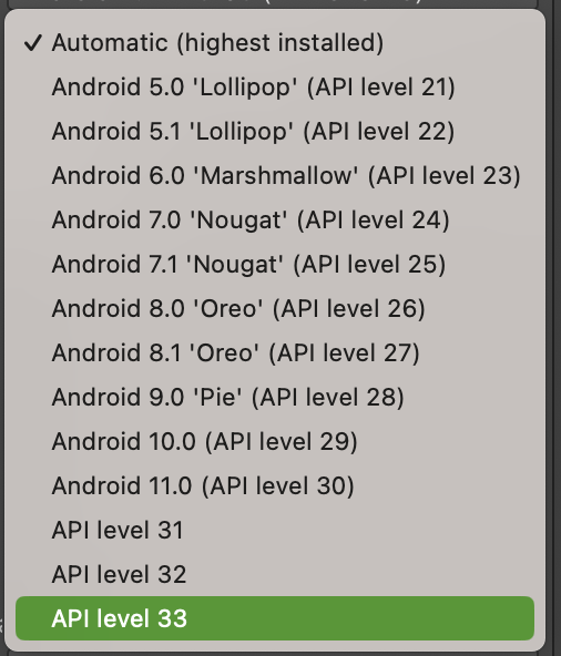 【2023/05版】UnityでAndroidビルド失敗．原因はTarget API Levelだった!? #apk - Qiita