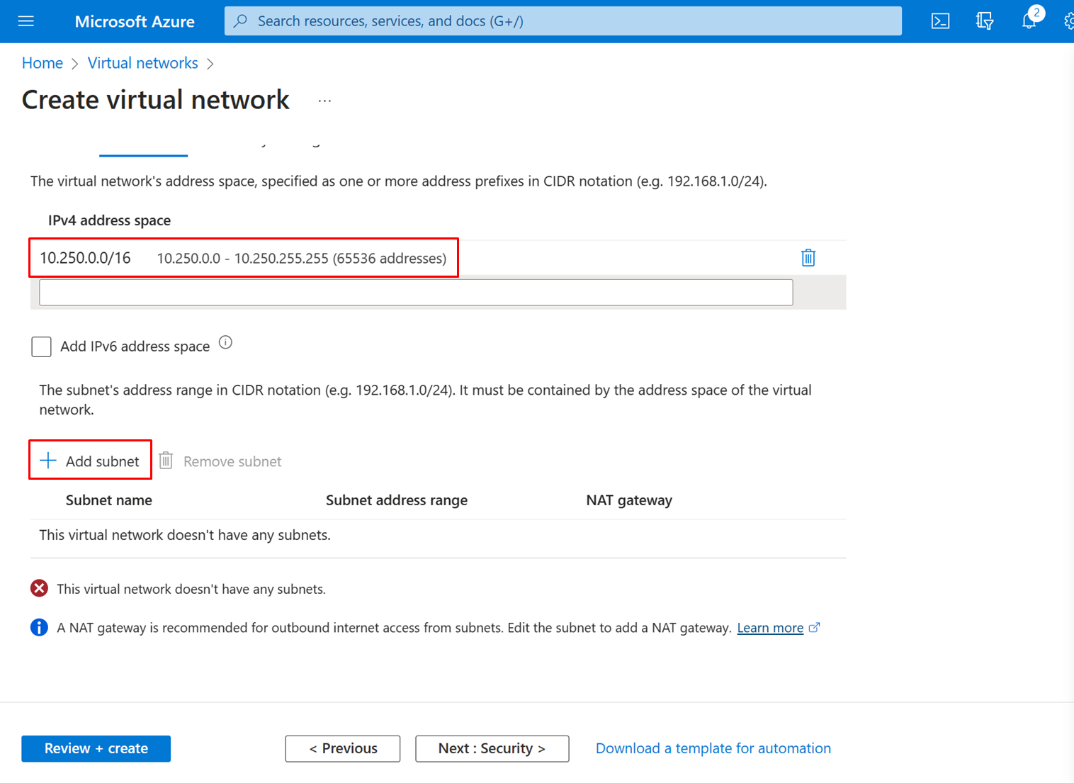 Azure環境でHub&Spoke構成のネットワーク構築（1．VNET編） #Network - Qiita