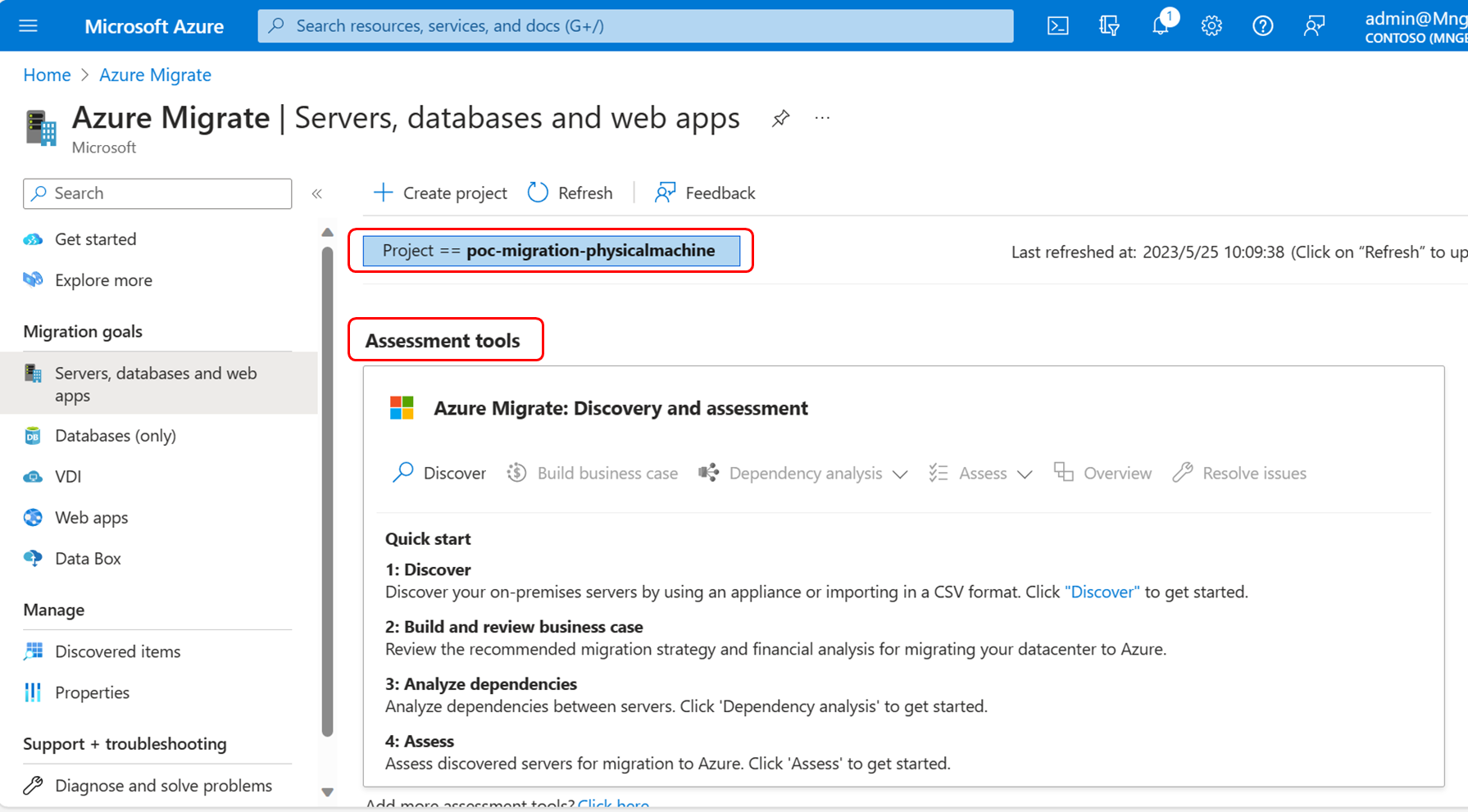 Azure Migration 1/4: Using Azure Migrate discovery and assessment ...