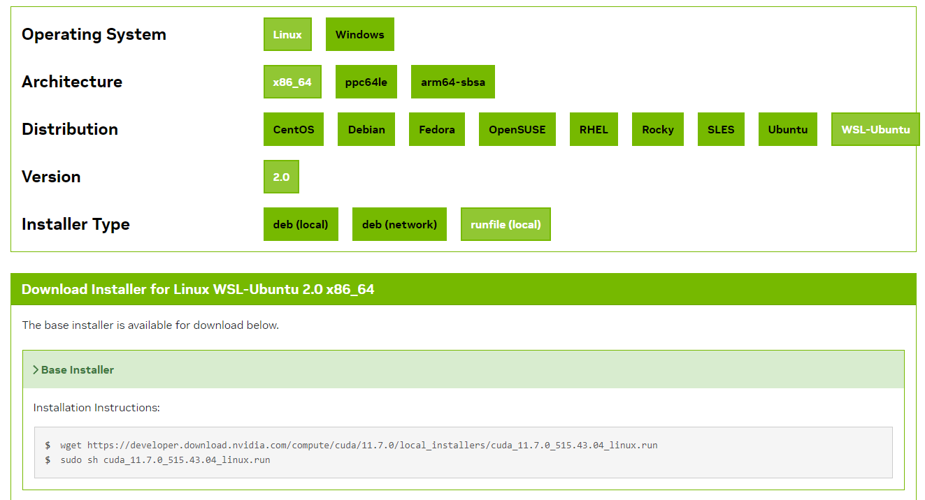 【Pytorch環境構築】WSL上のUbuntuのCUDAのバージョンを変更する方法 #Python - Qiita
