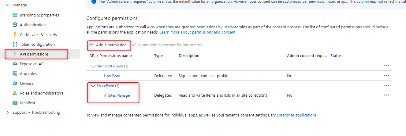 Informatica IDMC上にSharepoint Online接続を作成 #SharePoint - Qiita