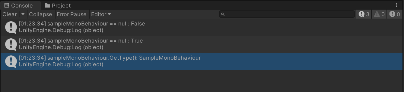 Unityにおけるnullチェック(1) - AがnullでなくともA == nullがtrueになる #C# - Qiita