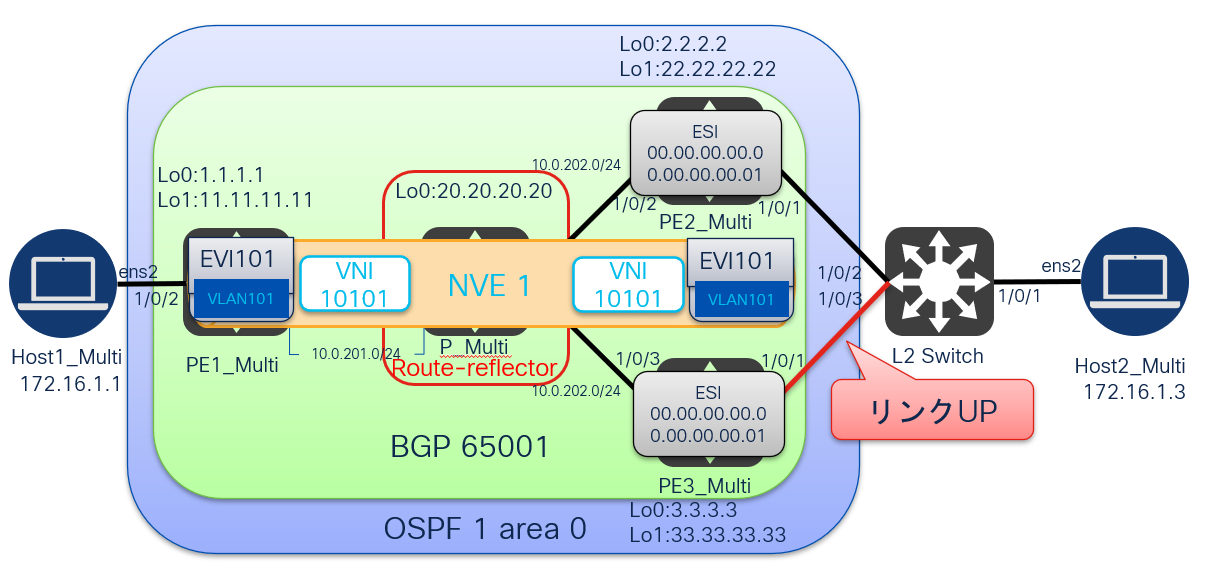 IOS-XE Catalyst 9k（CML） で EVPN-VXLANを構築してみた #Cisco - Qiita
