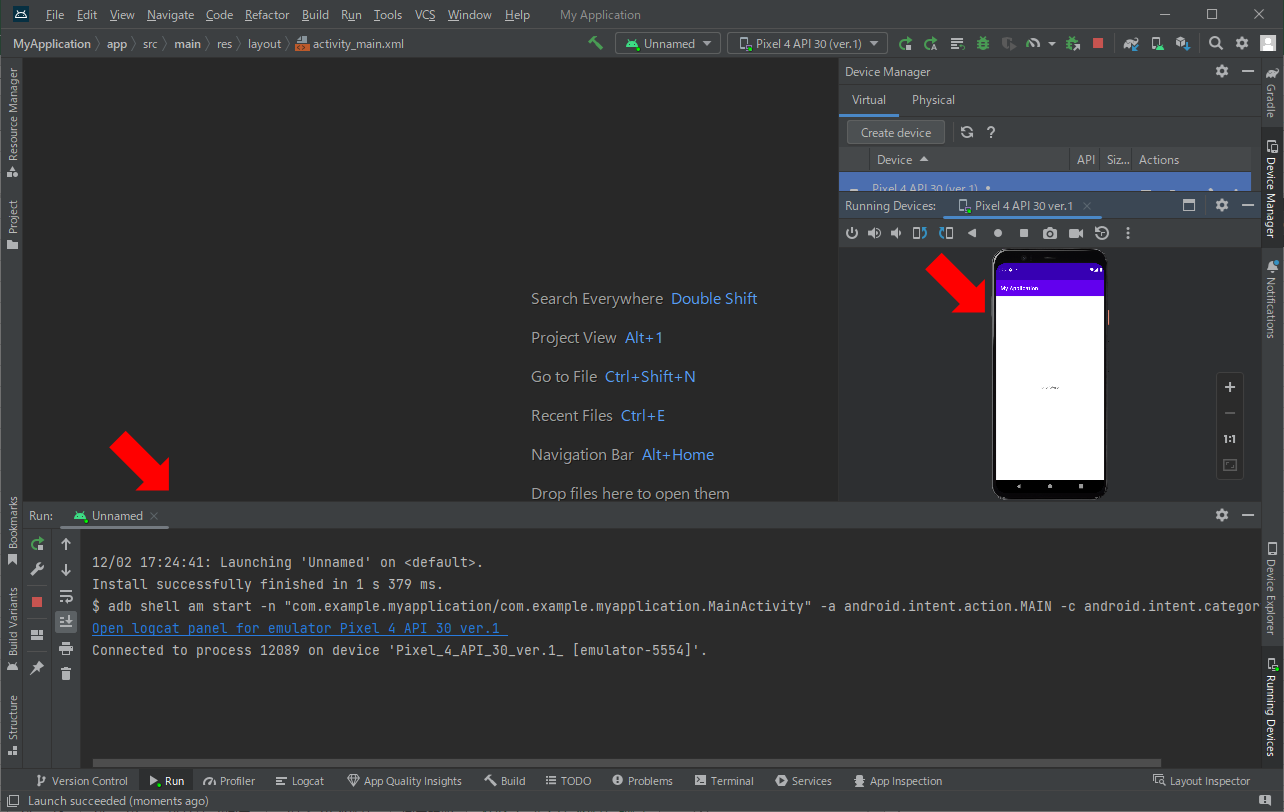 AndroidStudio デバイス作成・設定とアプリ起動 #AVD - Qiita